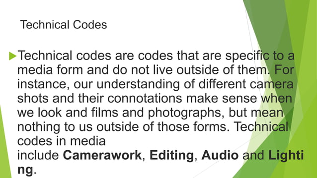 codes and convention of media.pptx | Web Design and HTML | Internet