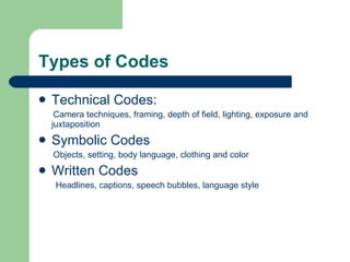 Codes and conventions | PPT