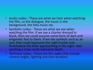 Codes and conventions | PPT