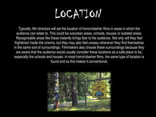 Slasher Codes & Conventions | PPTX