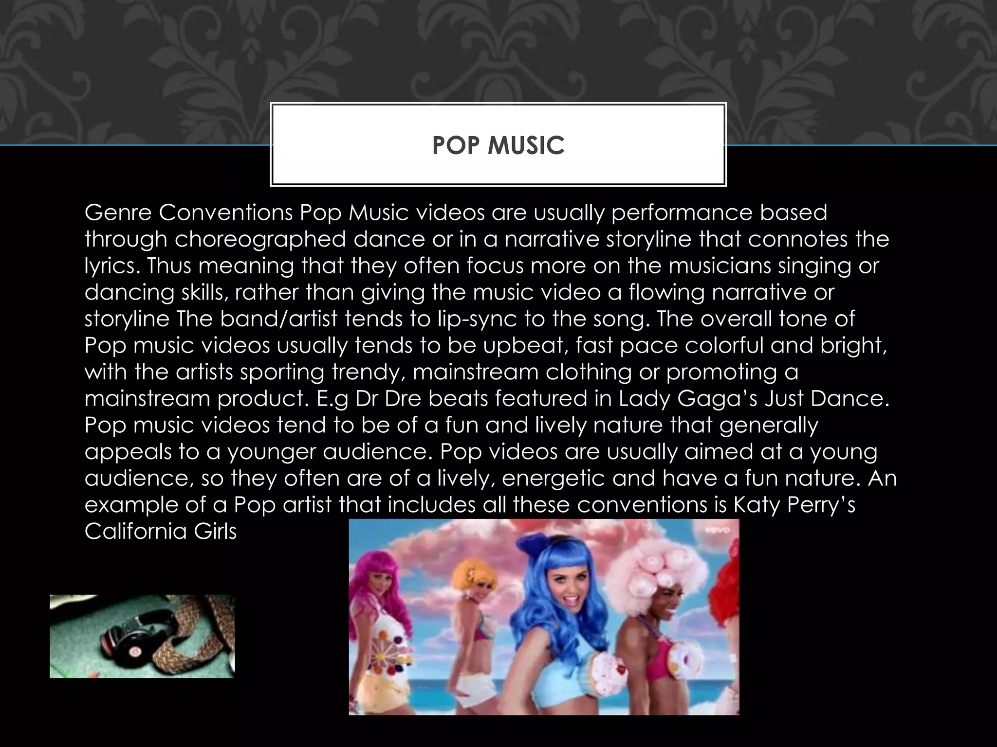 Codes and Conventions of Music Videos | PPTX