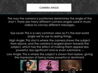 Codes and Conventions of Music Videos | PPTX