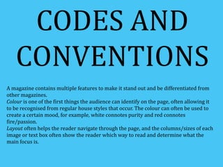 Codes and conventions | PPT