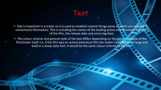 Codes and conventions of trailers | PPT
