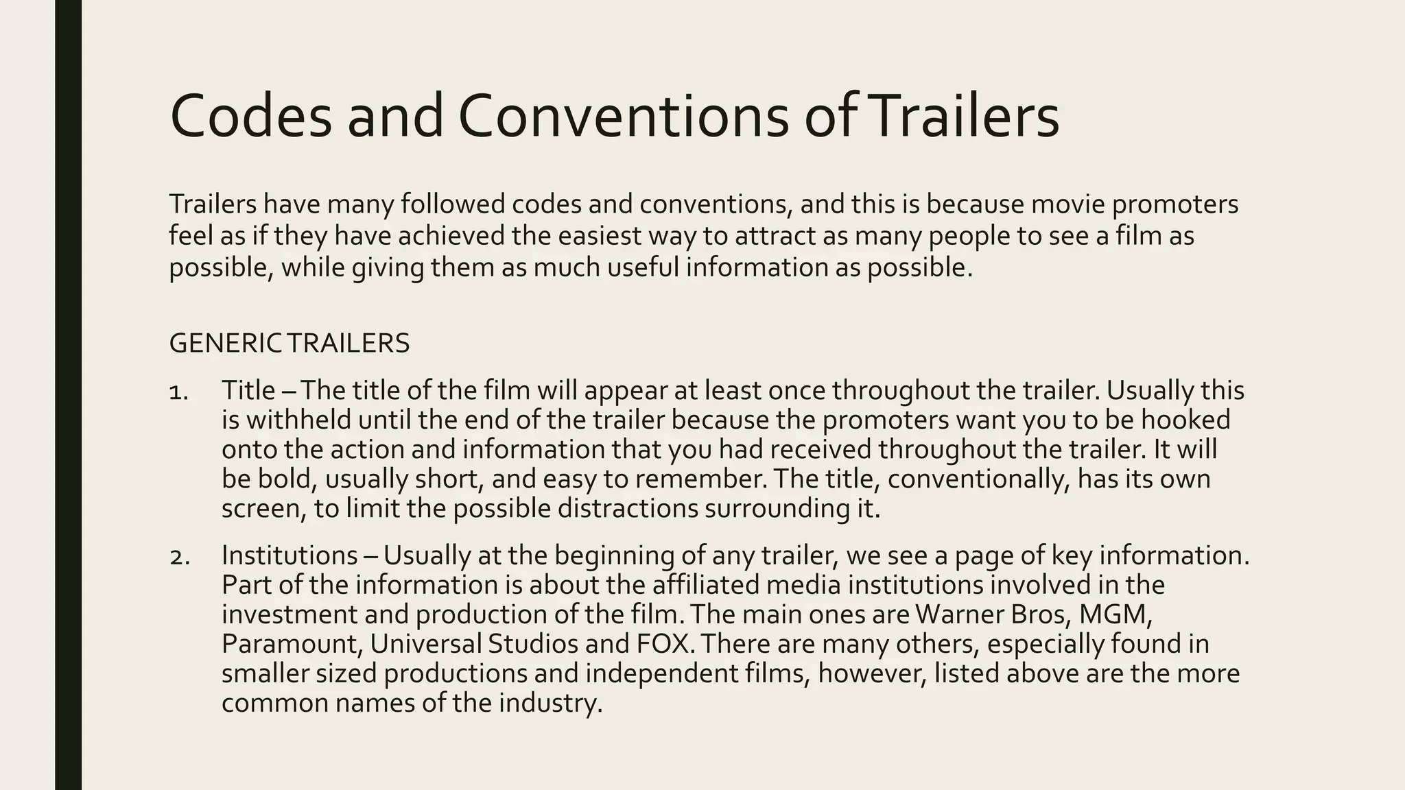 Codes and Conventions | PPT