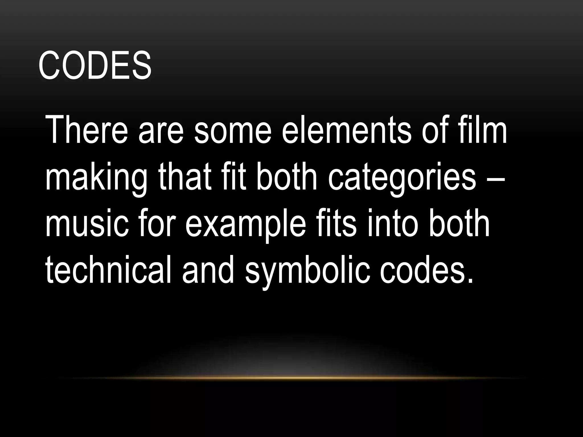 Codes and conventions | PPTX