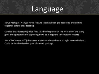 Codes and conventions | PPTX | Television | Entertainment