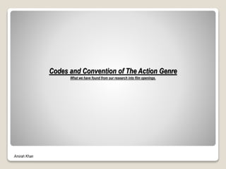 Codes and conventions | PPTX