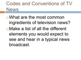 Codes and conventions | PPT