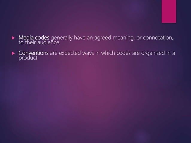 Codes and conventions | PPT