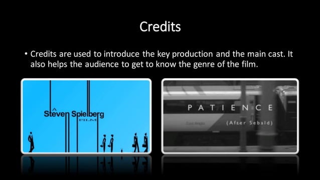 Film Opening Sequence Codes and Conventions | PPT
