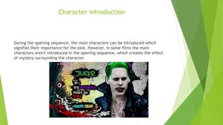 Opening sequence-codes and conventions | PPT