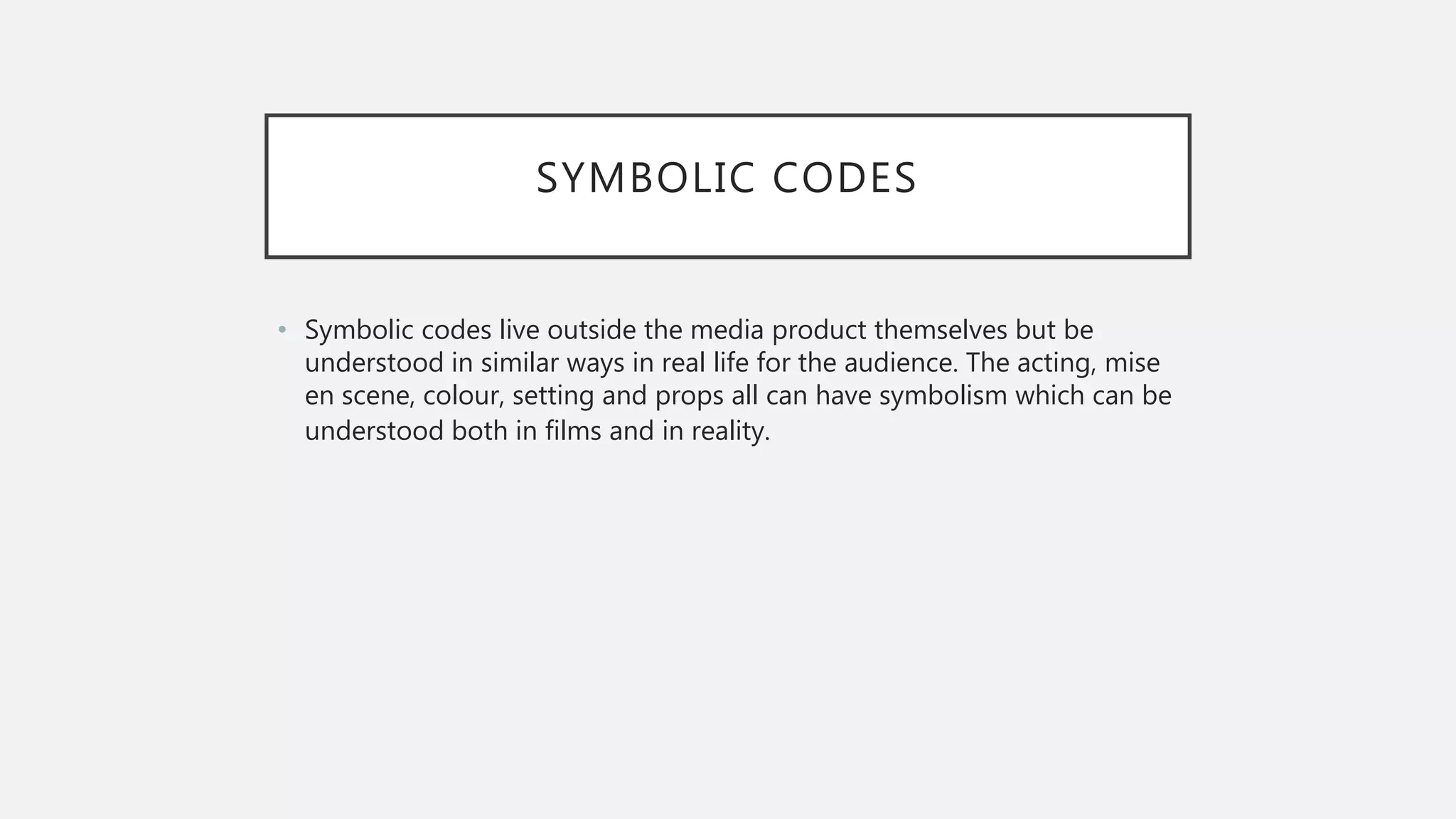 Codes and conventions | PPTX