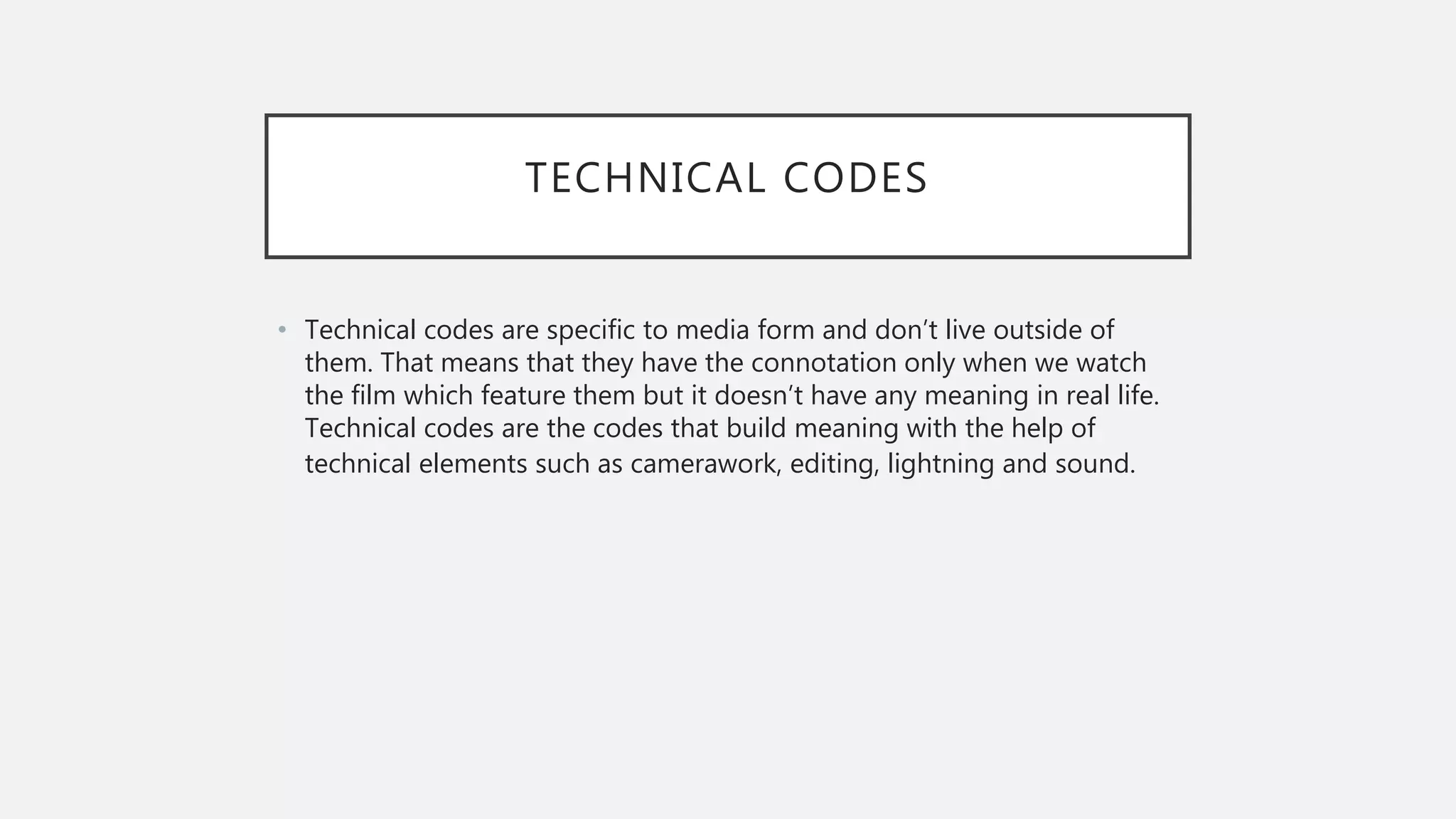 Codes and conventions | PPTX
