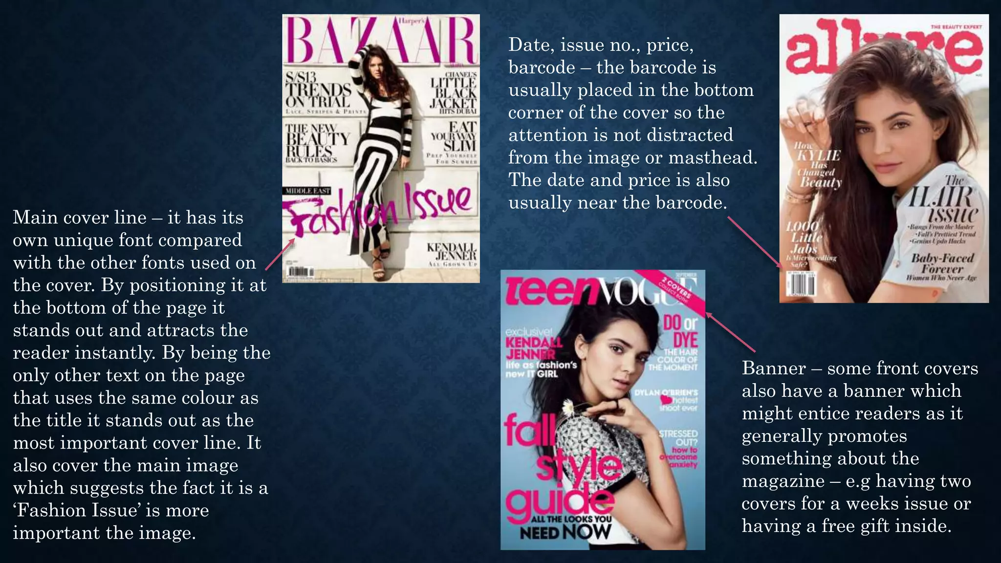 Codes and conventions magazine front cover | PPTX | Desktop Publishing | Computer Software and ...