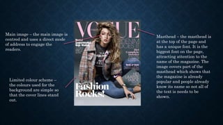 Codes and conventions magazine front cover | PPTX | Desktop Publishing ...