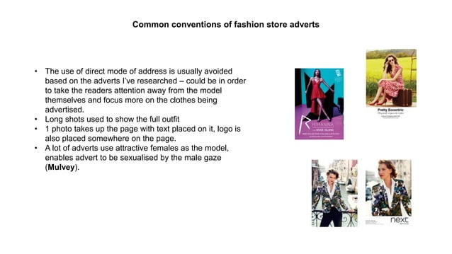 Codes and conventions a2 advert page | PPT