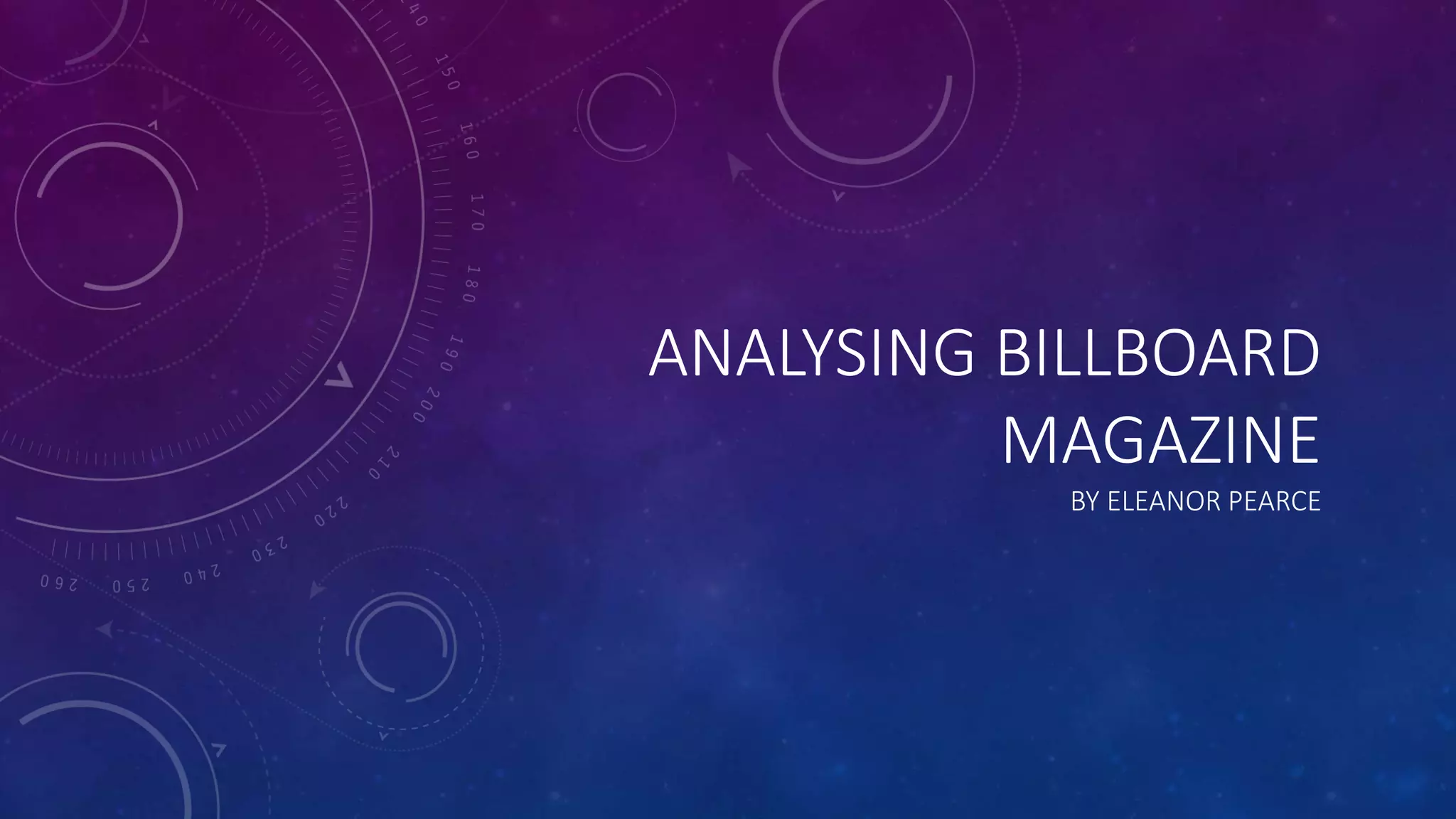 Codes and conventions billboard | PPTX