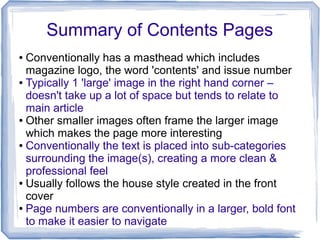 Codes and conventions contents page | PPT