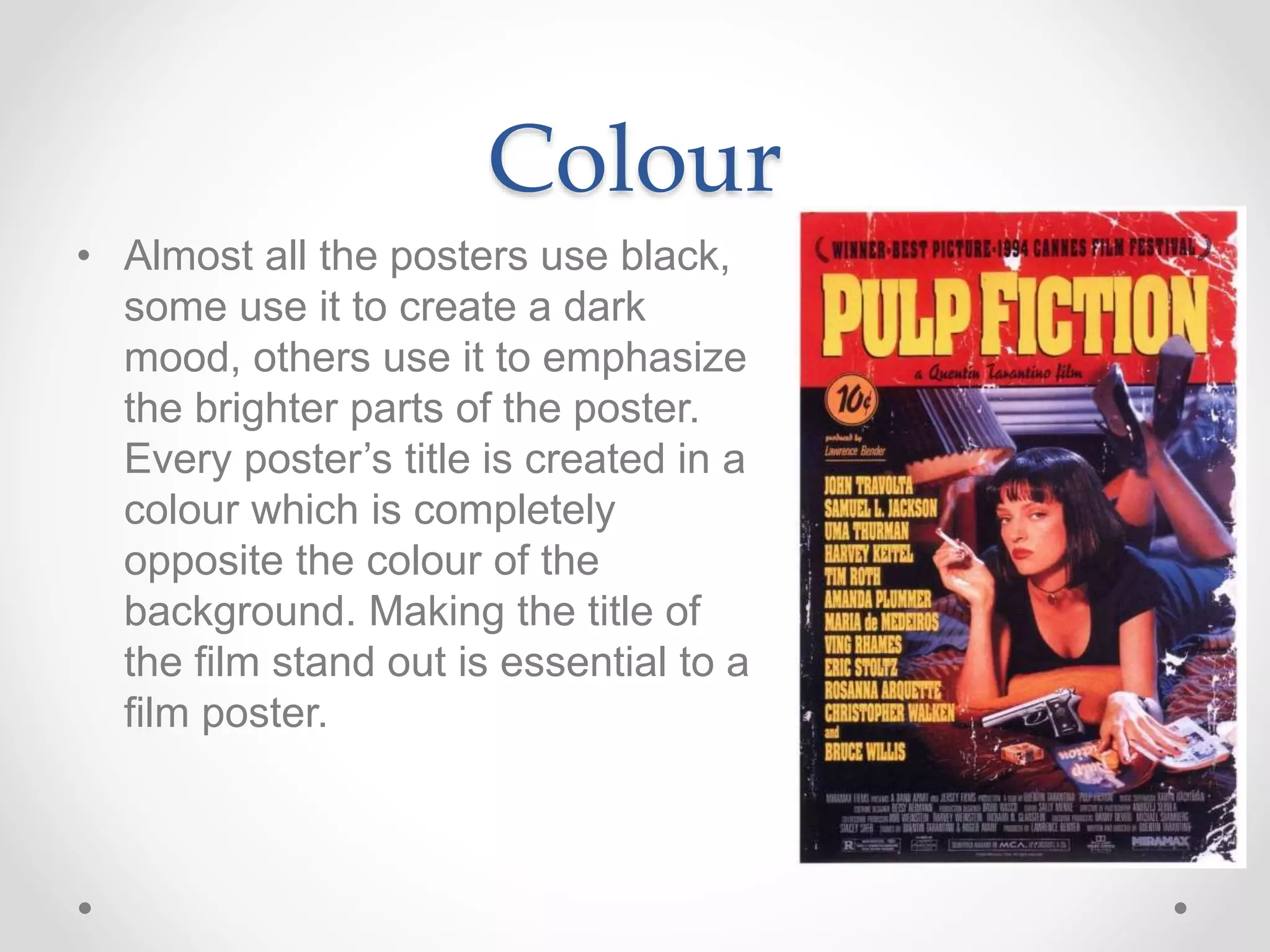 Codes and Conventions for Thriller Movie Posters | PPTX