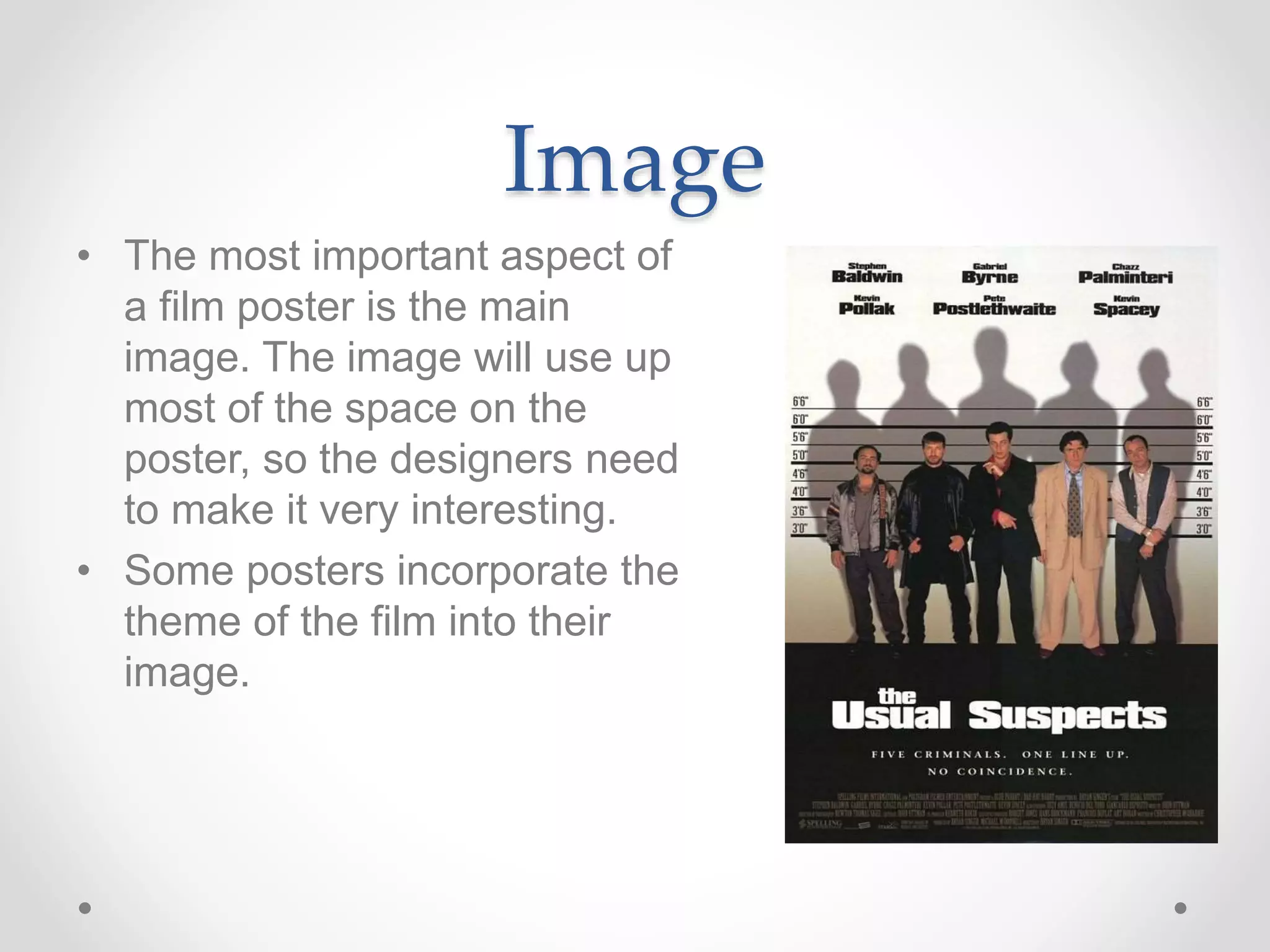 Codes and Conventions for Thriller Movie Posters | PPTX