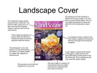 Codes and conventions of Regional Magazine Front Covers | PPTX