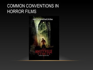 Codes and conventions in horror films | PPT