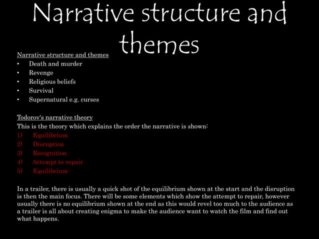 Codes and conventions in the horror genre | PPTX | Horror | Genres