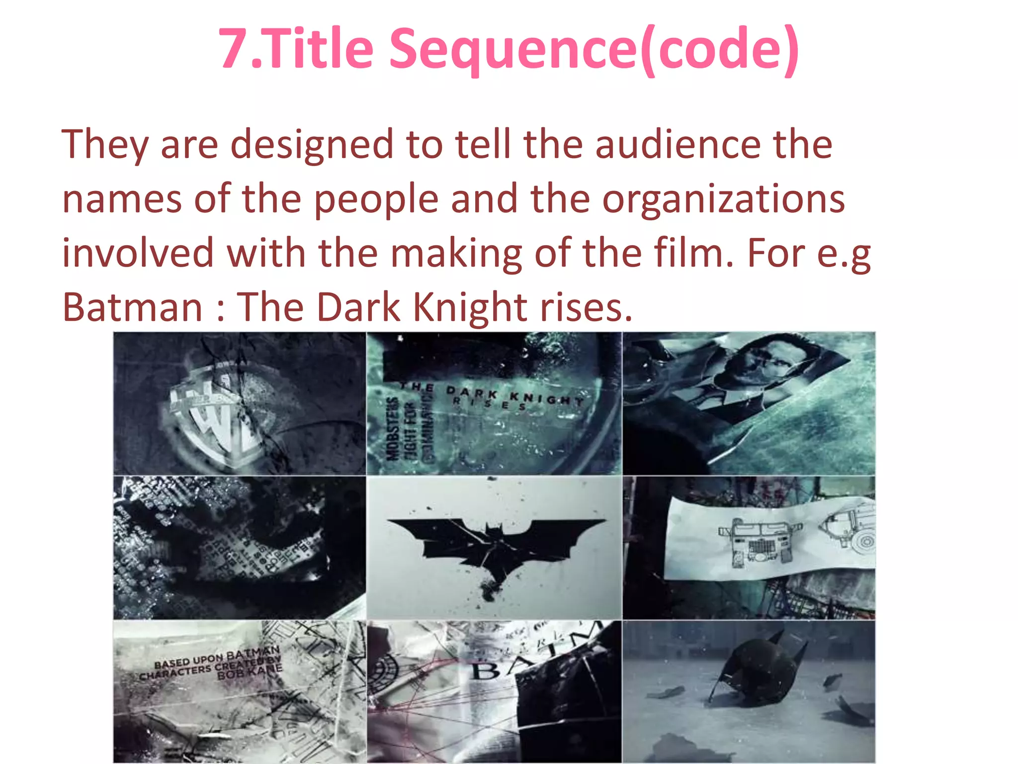 Codes and conventions media presentation | PPTX