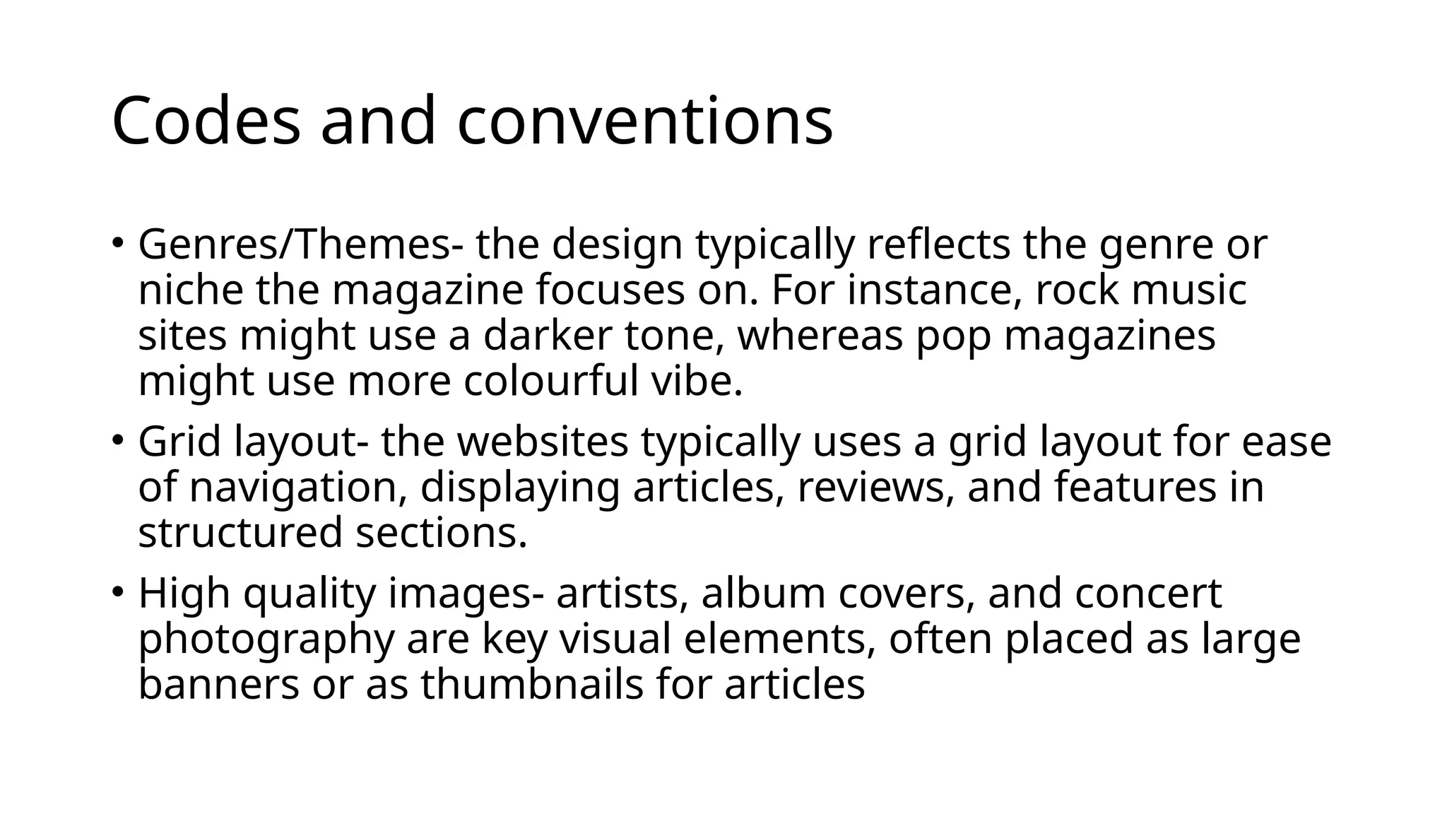 codes and conventions music magazine.pptx