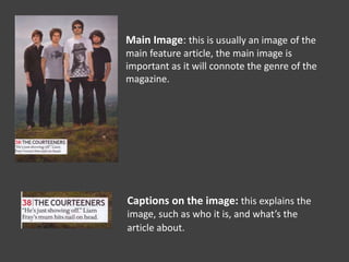 Codes and conventions of a contents page | PPTX