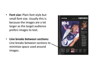 Codes and conventions of a contents page | PPTX