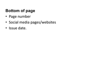 Codes and conventions of a contents page | PPT