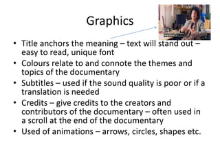 Codes and conventions of a documentary | PPT