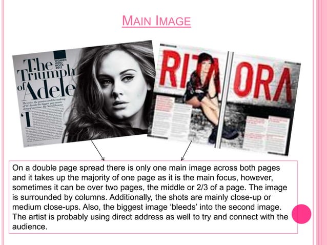 Codes and Conventions of a Music Magazine Double Page Spread | PPT