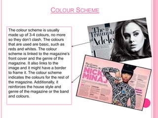 Codes and Conventions of a Music Magazine Double Page Spread | PPTX