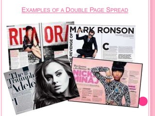 Codes and Conventions of a Music Magazine Double Page Spread | PPTX