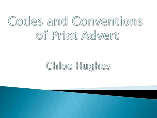 Codes and conventions of advert | PPT