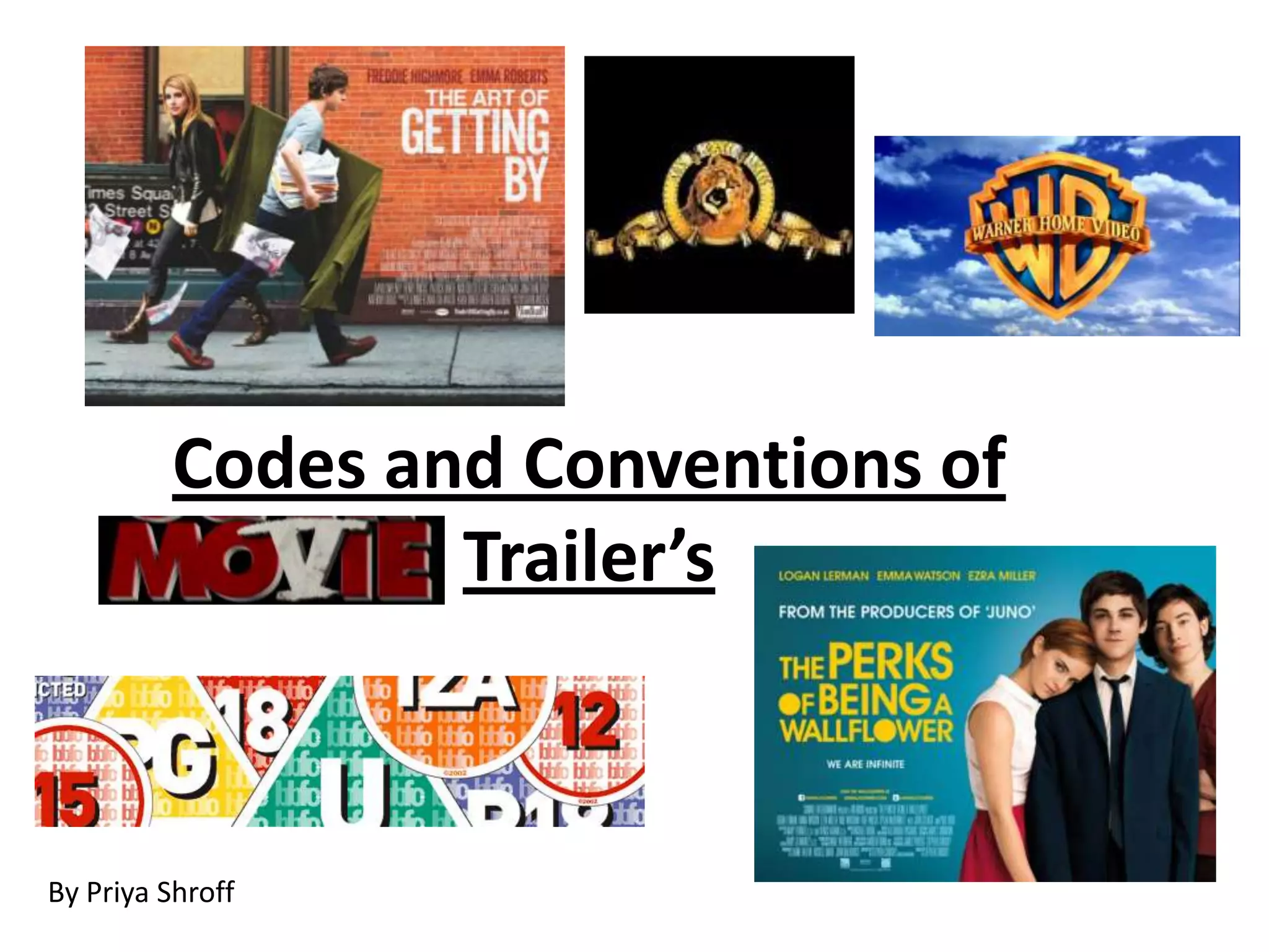 Codes and conventions of a film trailer | PPTX