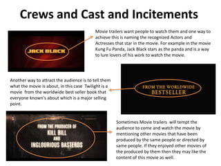 Codes and conventions of a film trailer | PPTX