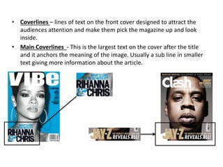 Codes and conventions of a front cover | PPT