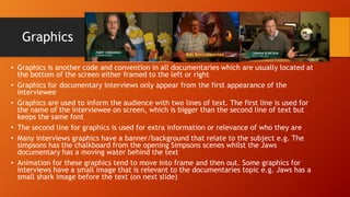 Codes and conventions of a interview | PPTX | Cameras and Camcorders | Consumer Electronics