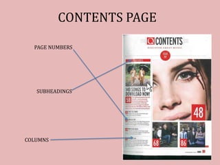 Codes and conventions of a magazine | PPTX