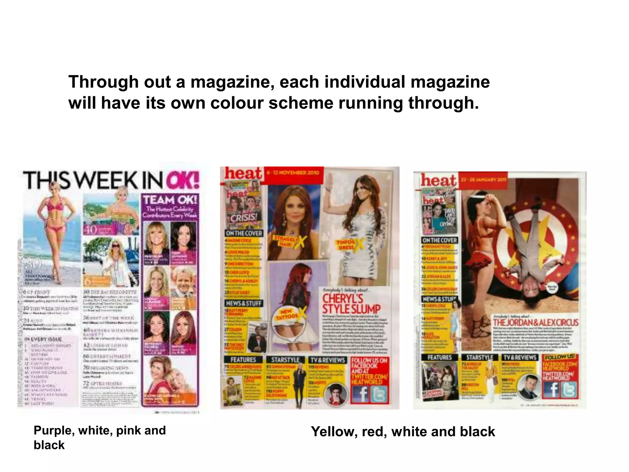 Codes and conventions of a magazine contents page | PPT