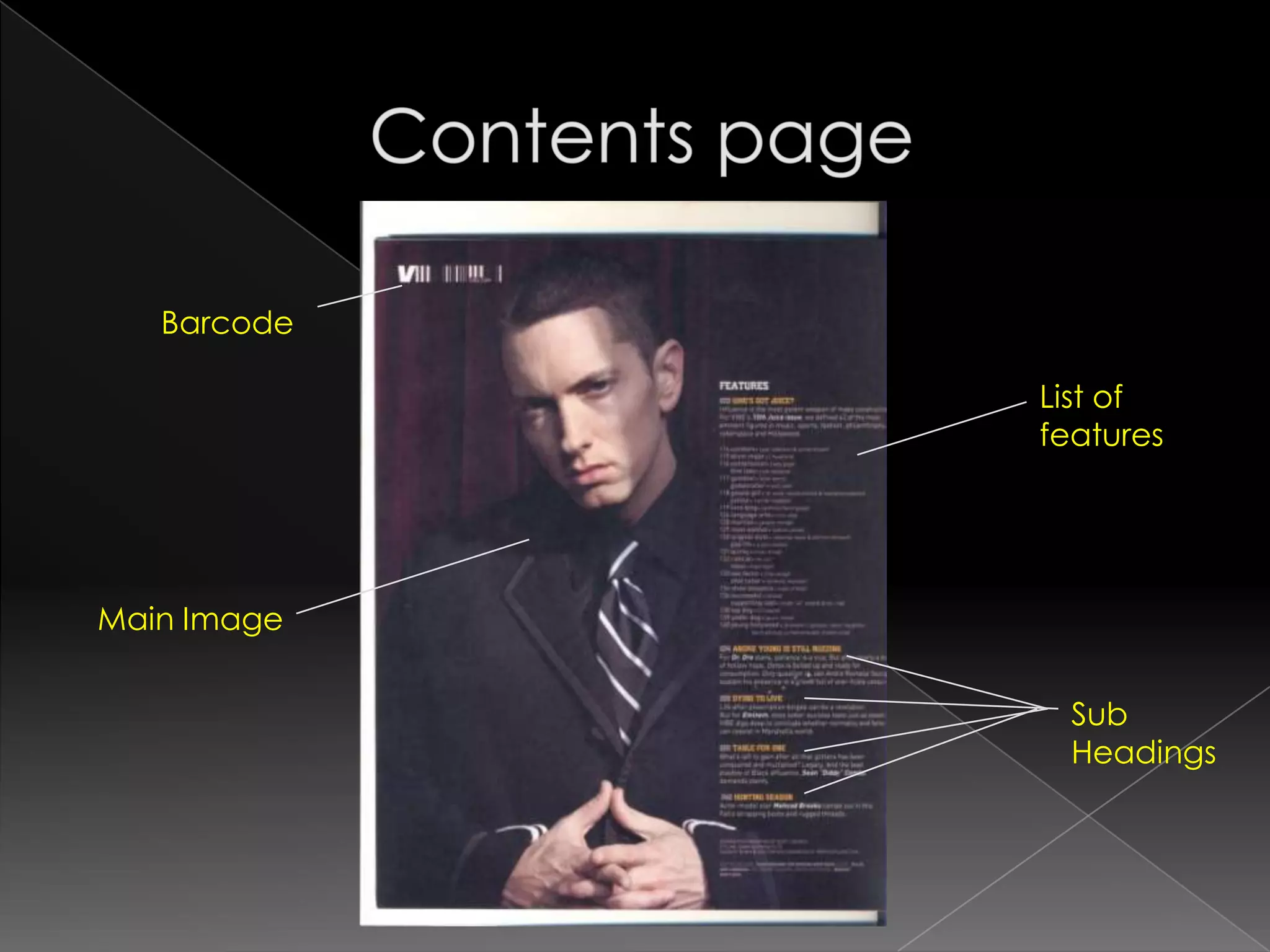 Codes and conventions of a magazine final presentation | PPTX