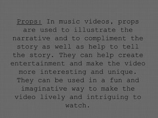 Codes and conventions of a music video | PPT