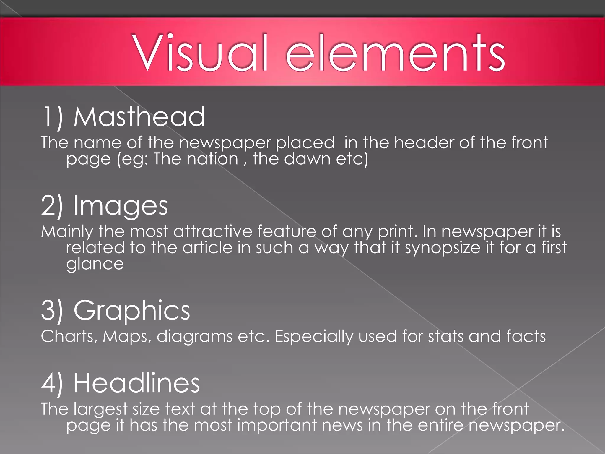 Codes and conventions of a newspaper | PPTX