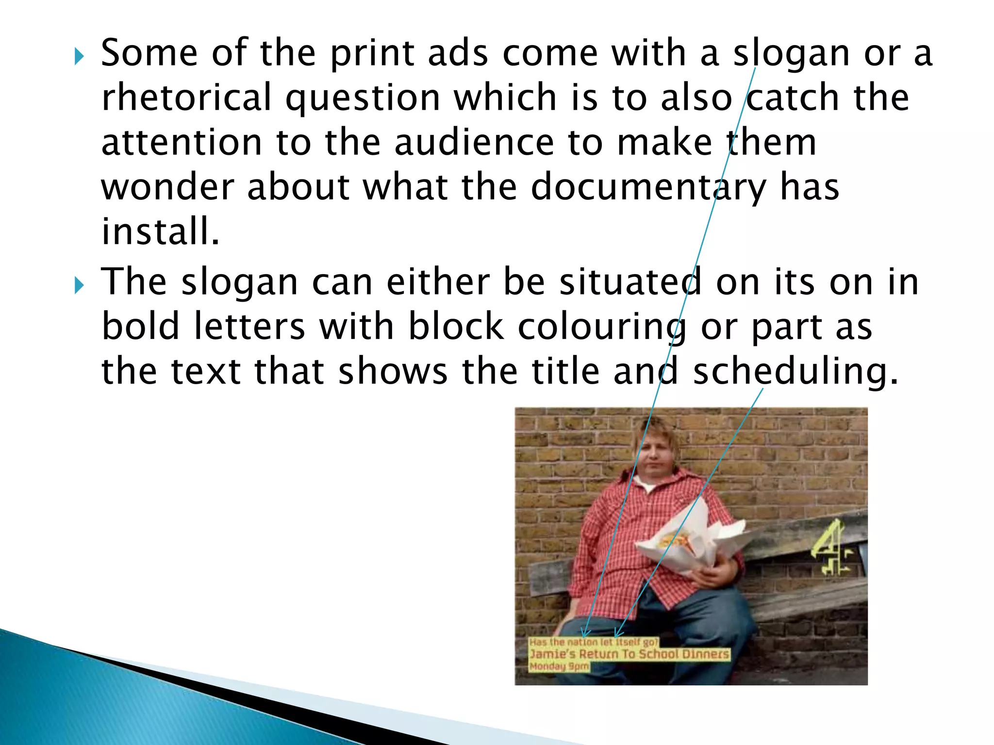 Codes and conventions of a print ad | PPTX