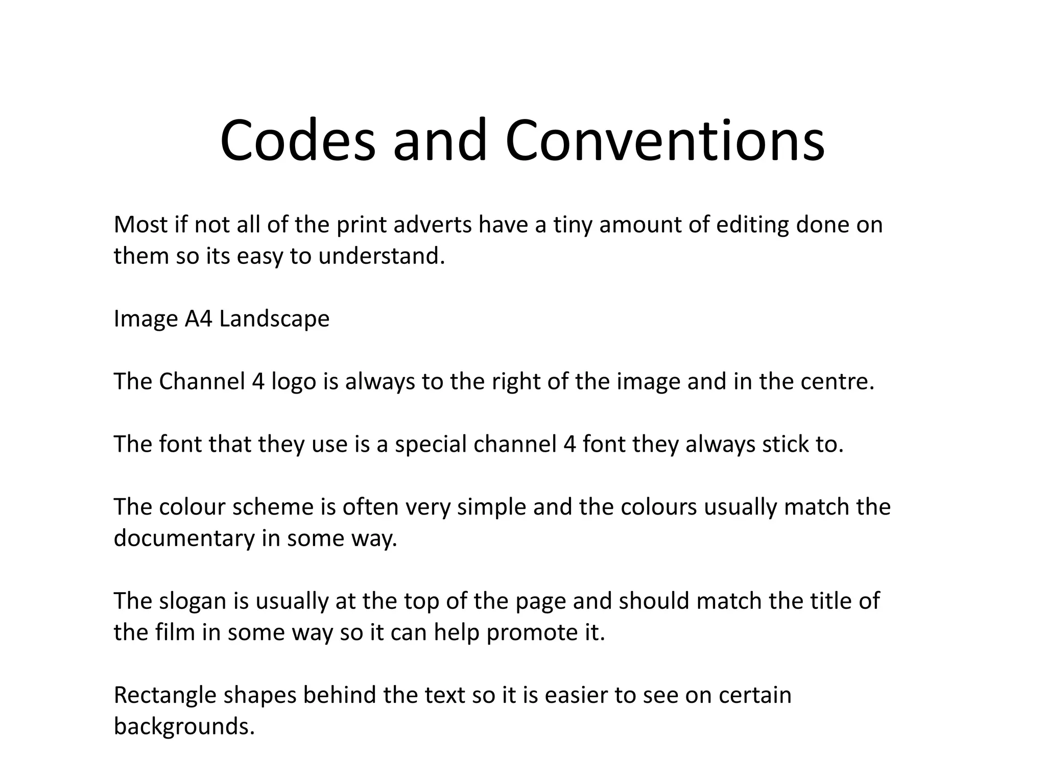 Codes and conventions of a print advert + | PPT