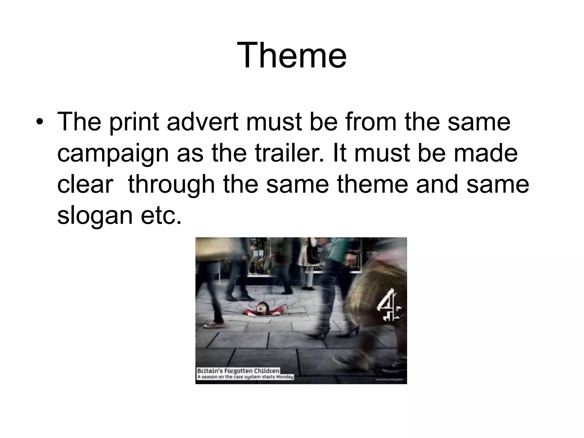 Codes and conventions of a print advert | PPT